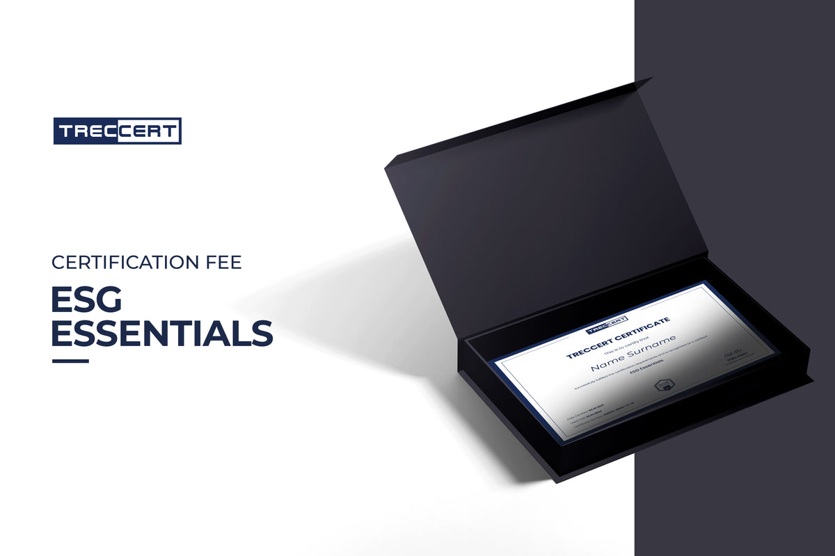 ESG Essentials Certification Fee – TRECCERT